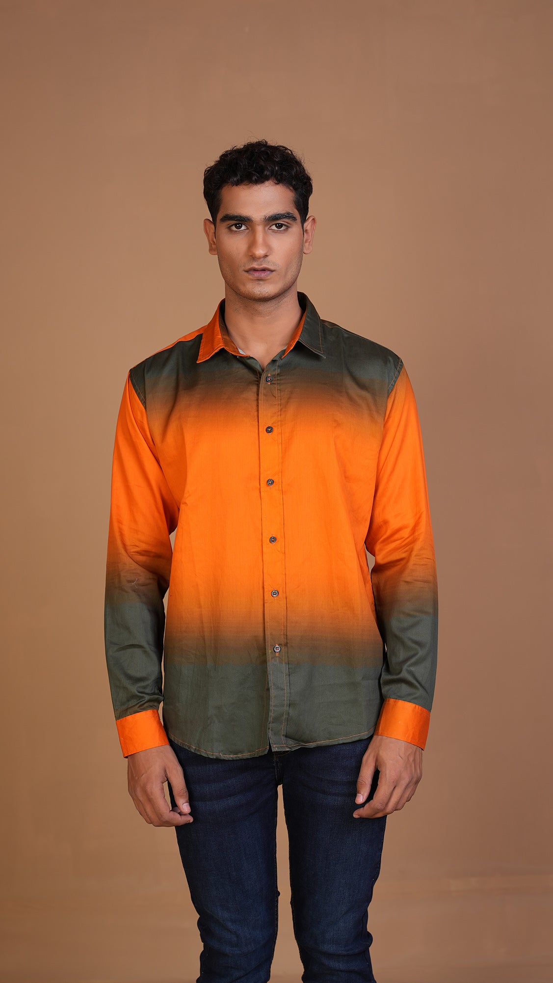 SATIN 2 SHADED SHIRT – [OVERTOP]